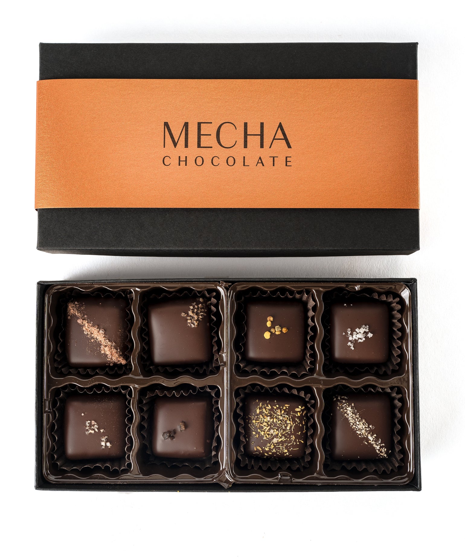 MECHA Chocolate Caramel Collection | Unique Artisan Chocolates ...
