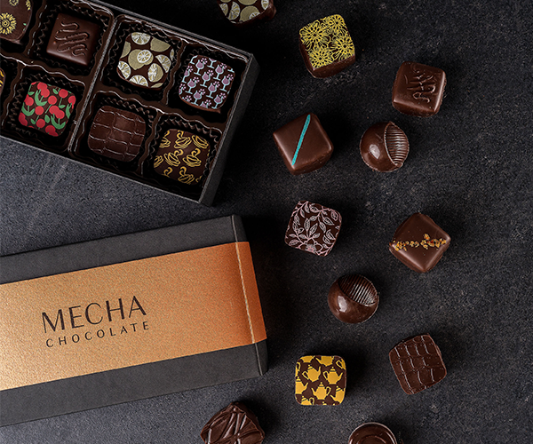 MECHA Chocolate Tea Box | Unique Gourmet Chocolates – MechaChocolate